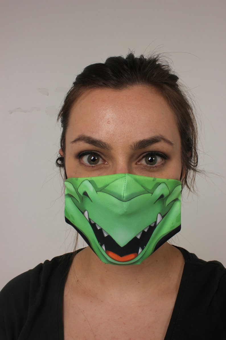 Fun Dragon Face Mask/ Face Guard - Etsy