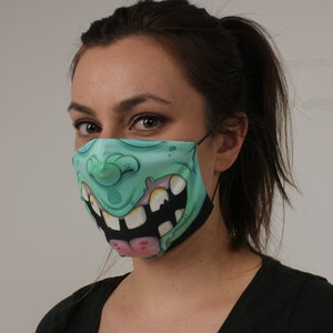 Fun Monster Face Mask/ Face Guard - Etsy