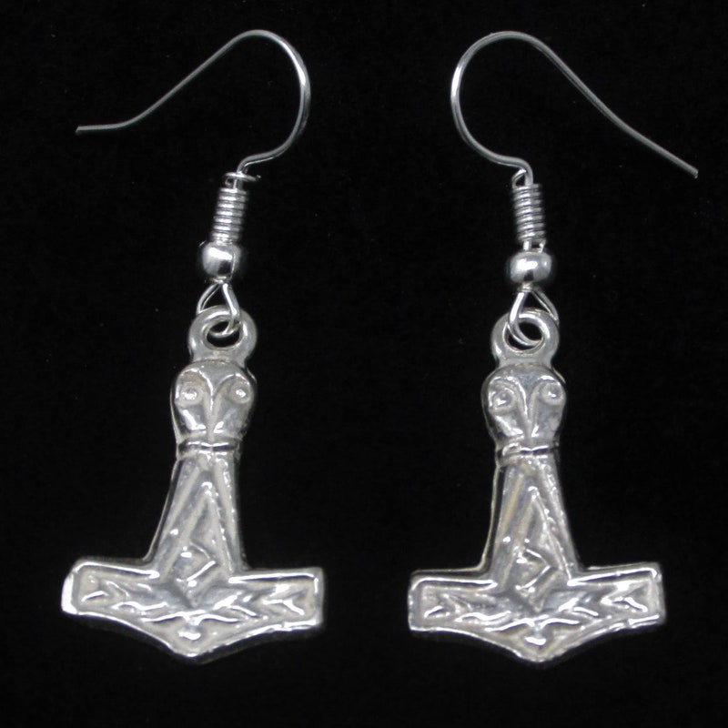 Hammered Earrings - Etsy UK
