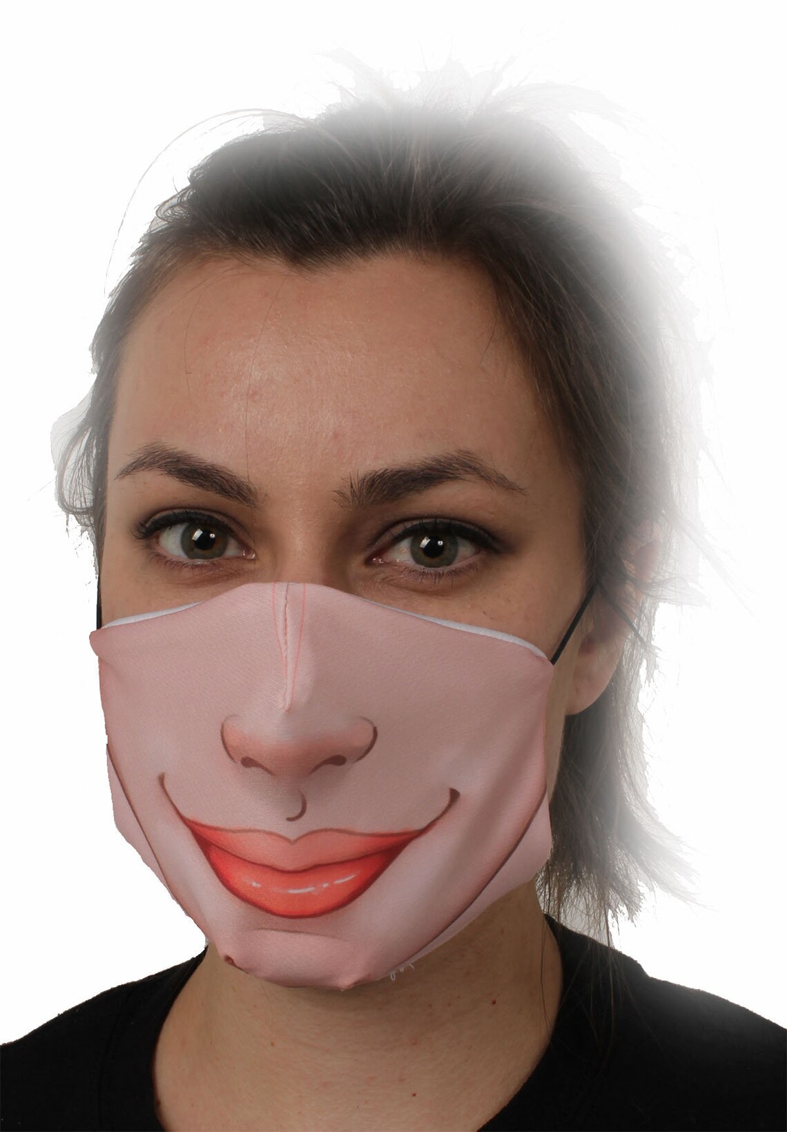Fun Lady Face Mask/ Face Guard - Etsy