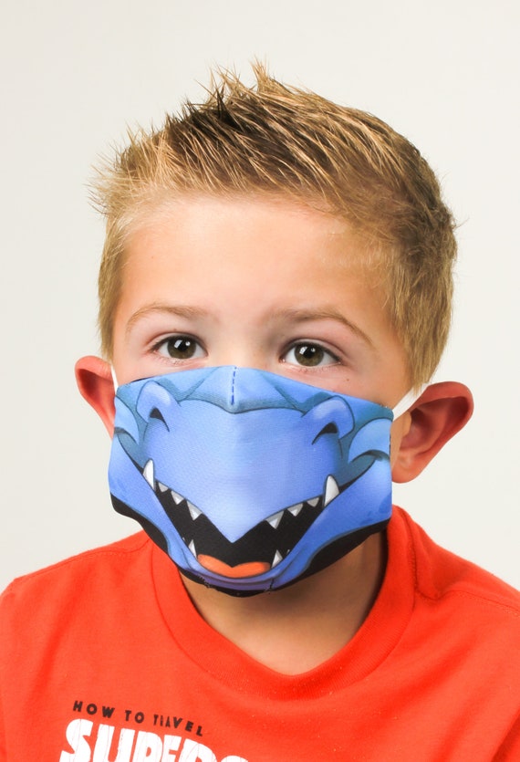 Kids Blue Dragon Mask | Etsy