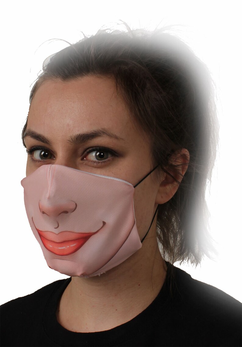 Fun Lady Face Mask/ Face Guard - Etsy