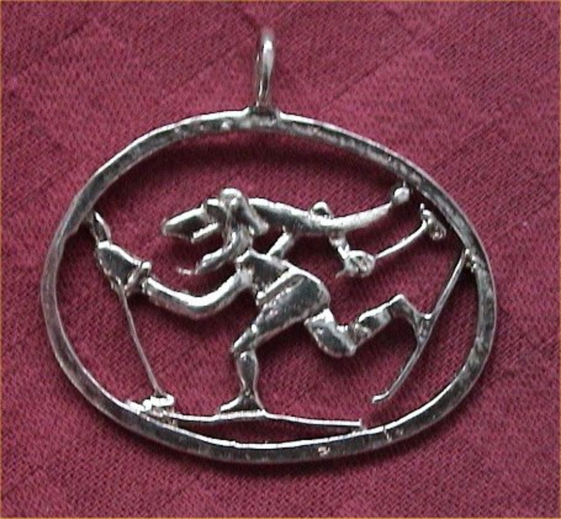 Sterling Silver Troll Skier Christmas Ornament - Etsy