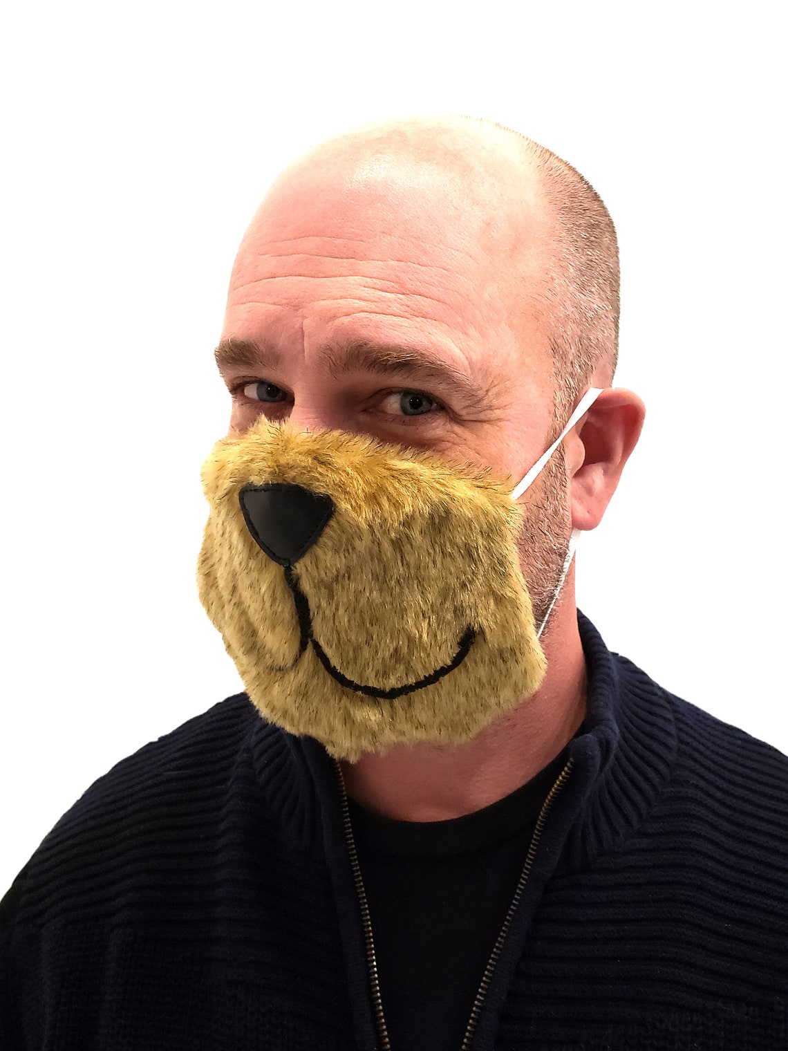 Fun Teddy Bear Mask/ Face Guard - Etsy