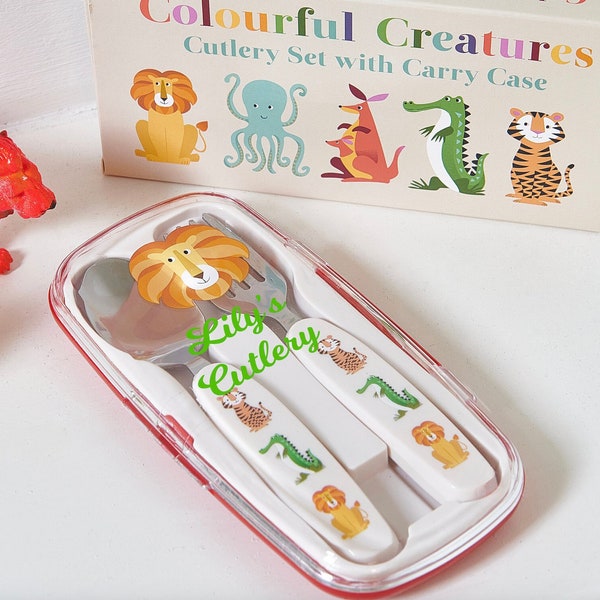 Animal Cutlery Set - Etsy