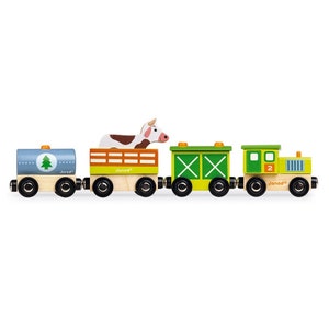 Farm Alphabet Trainpersonalised Letter Trainwooden Toy - Etsy Australia
