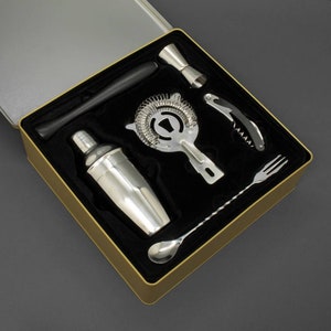 Personalised Deluxe Mini Bar Kit in A Tin- for Boyfriend- Customised ...