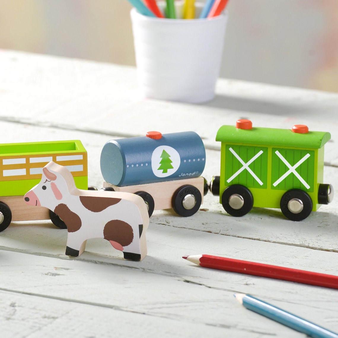 Farm Alphabet Trainpersonalised Letter Trainwooden Toy - Etsy Australia