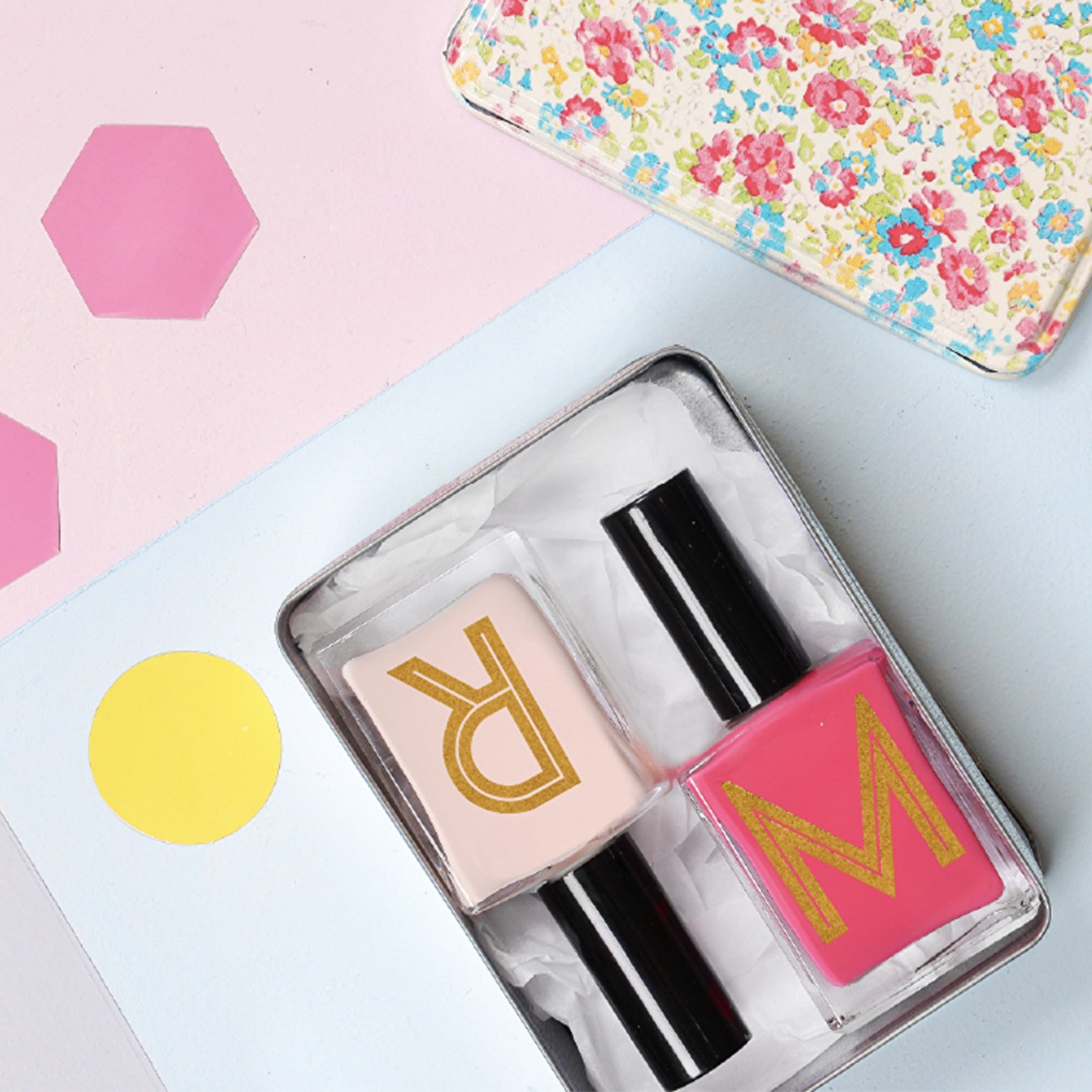 Monogram Nail Polish Personalised Letter Nail Varnish - Etsy UK