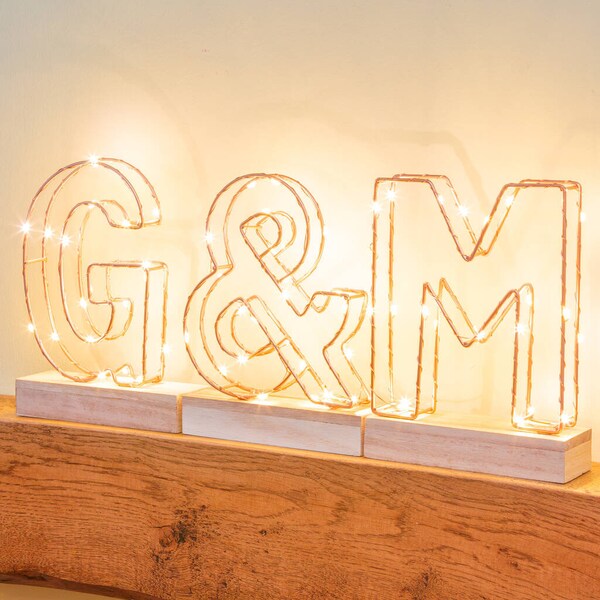 Letter Lights - Etsy