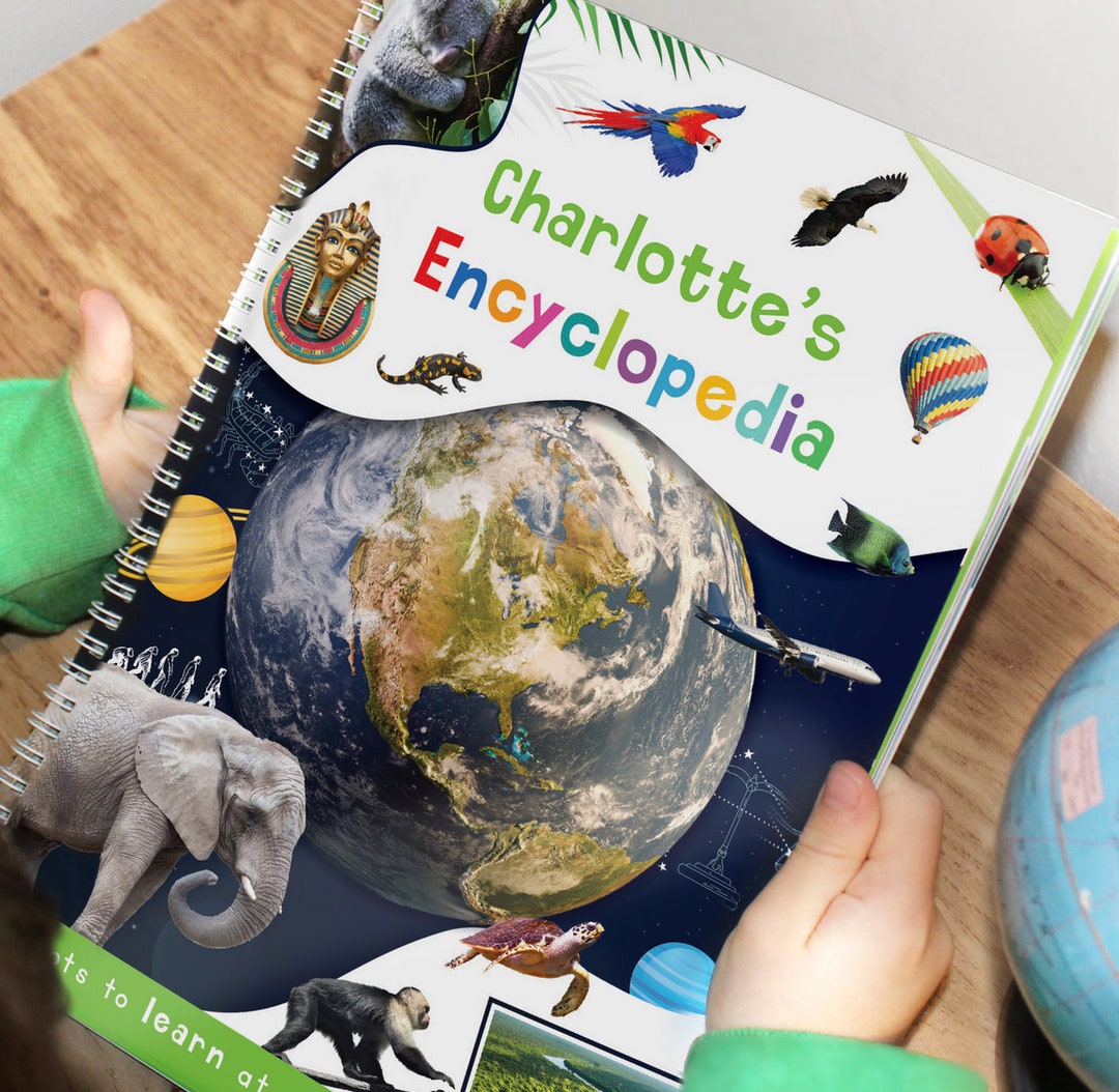 Personalised Childrens Encyclopedia-customised Book- Learning-christmas ...