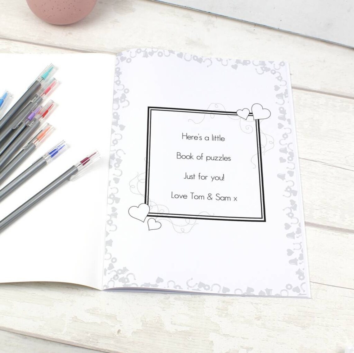 Personalized Wedding Activity Book - A4 Printed Gift - Etsy