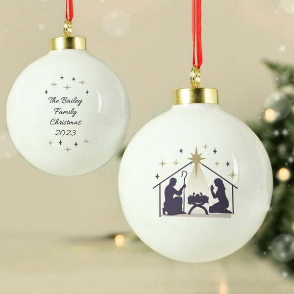 Nativity Bauble - Etsy UK
