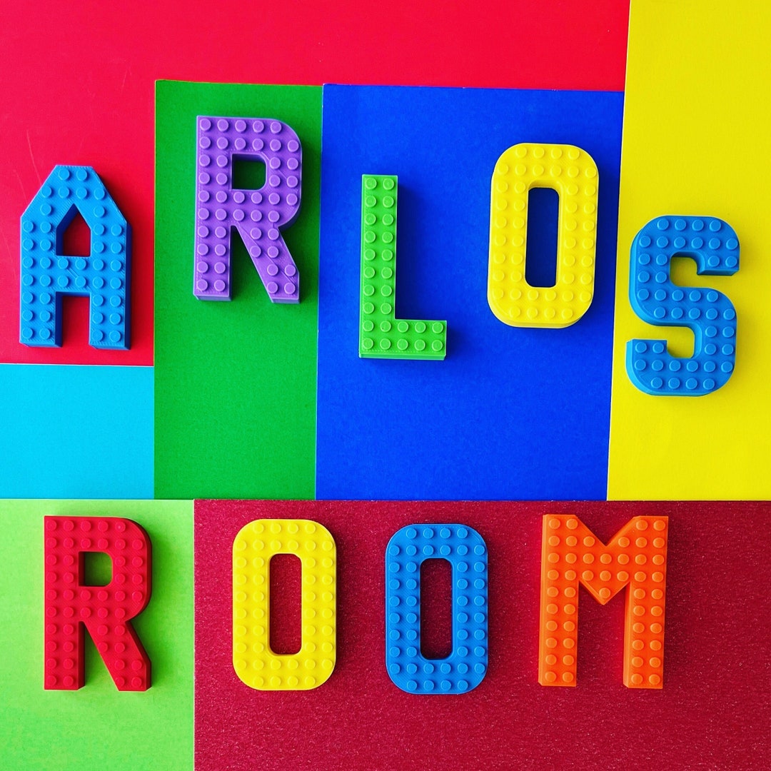 Bright Alphabet Brick Letters- Letters - 3d Printed -alphabet-a-z ...