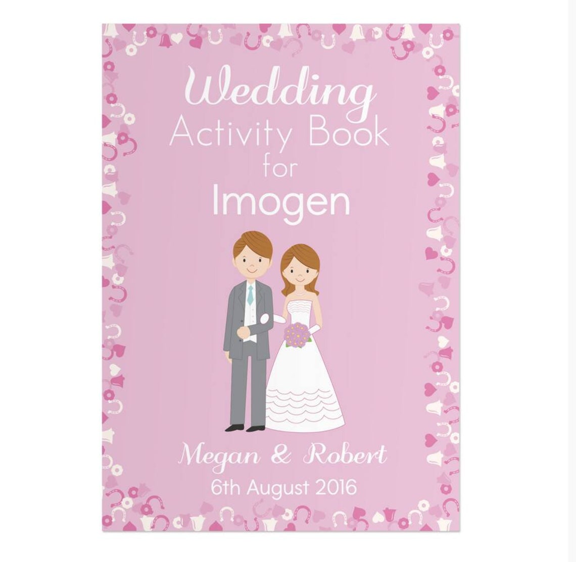Personalized Wedding Activity Book - A4 Printed Gift - Etsy