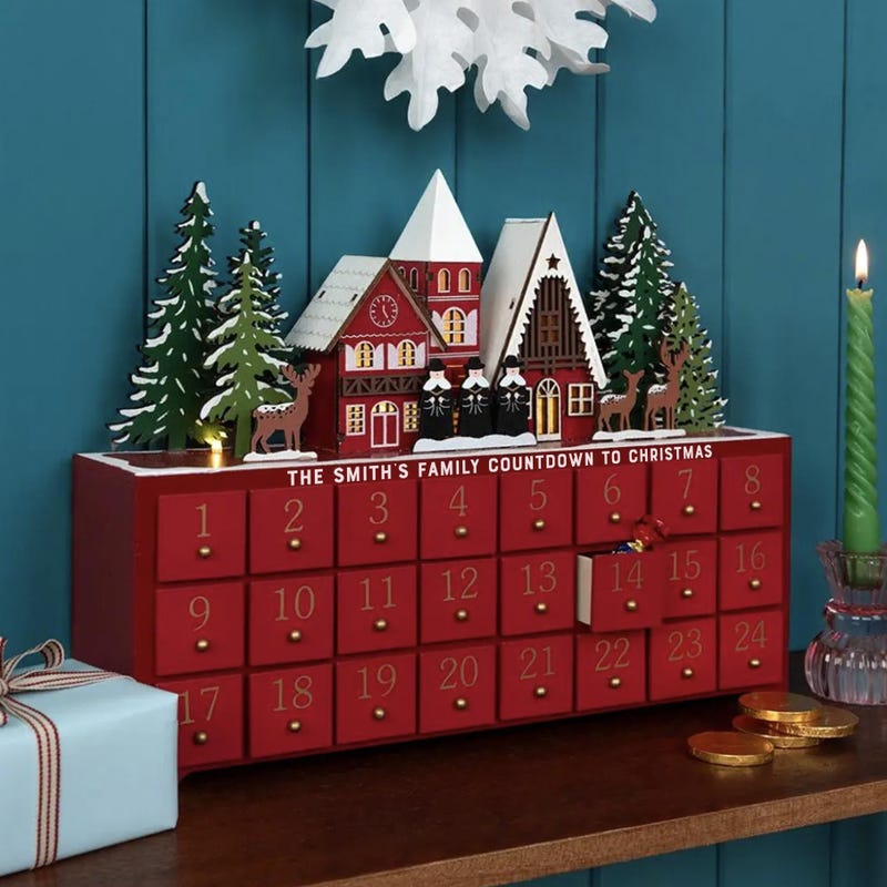 Personalized Advent Calendar - Etsy