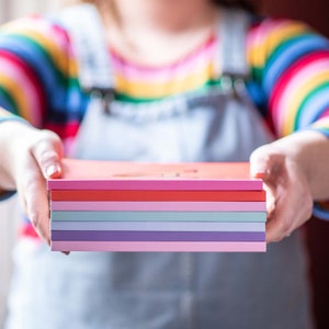 Gold Embossed Design Monogram Notebook - Etsy