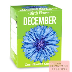 Personalized Birth Flower Grow Kit: Gardening Gift - Custom Bag Option ...