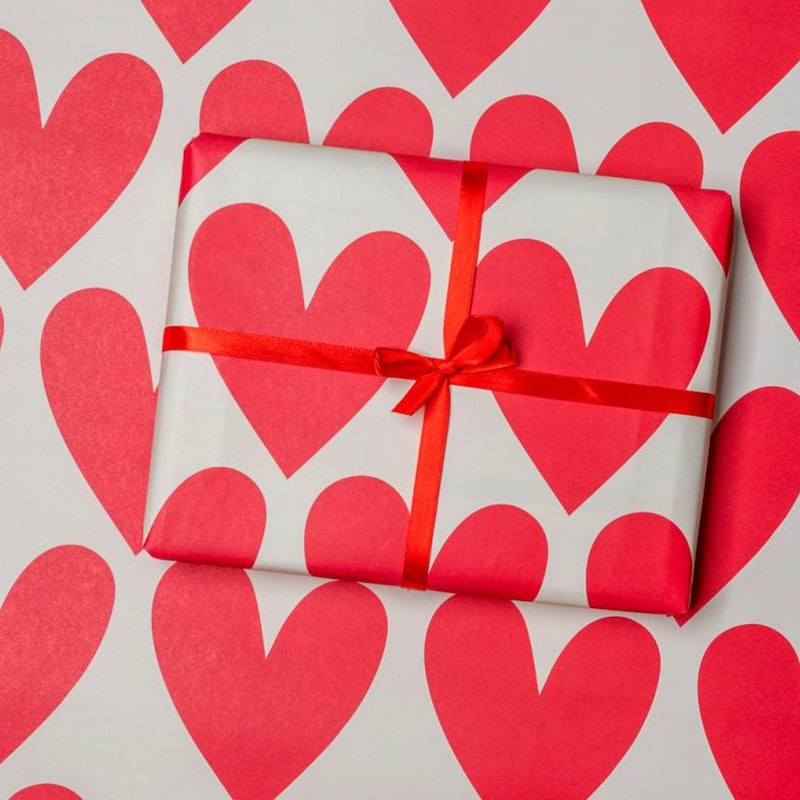 Hearts Wrapping Paper - Etsy
