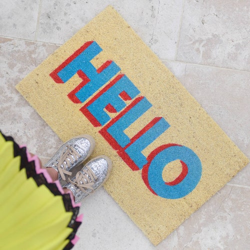 You Say Goodbye I Say Hello Doormat Beatles Inspired Doormat - Etsy