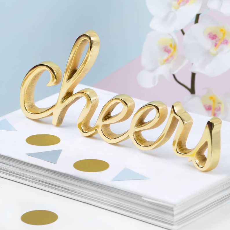 Heavy Metal Gold Script Word Typography Decoration - Etsy UK