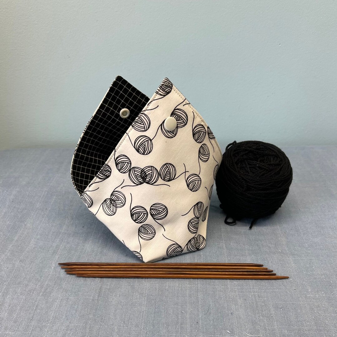 Yarn Keeper Bento Style Fabric Yarn Bowl Yarn Ball Print - Etsy