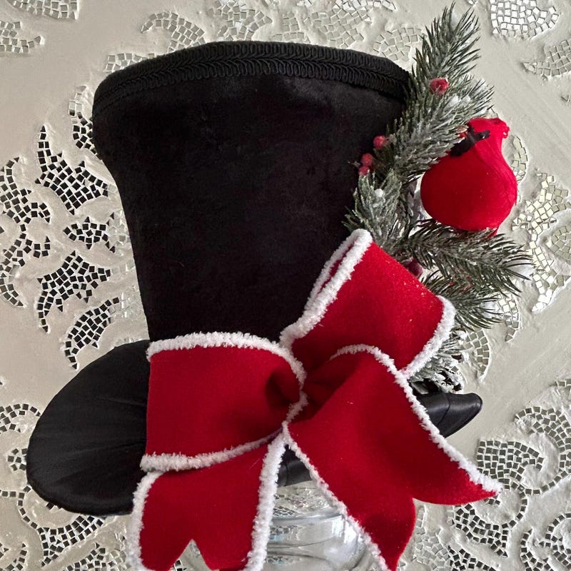 Top Hat Tree Topper - Etsy