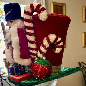 Nutcracker Tree Topper, Nutcracker Top Hat, Nutcracker Centerpiece ...