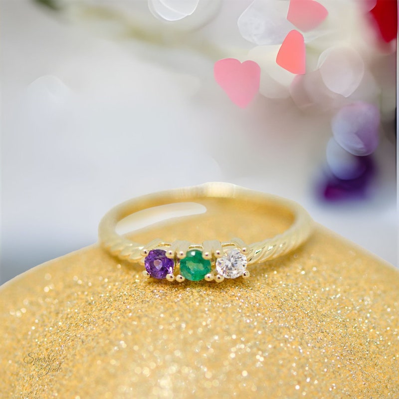 Custom Stone Ring - Etsy