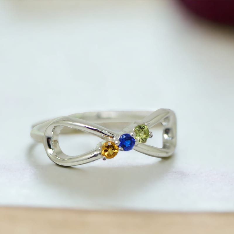 Infinity Stone Ring - Etsy