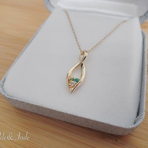 Personalized Small Freeform Infinity Family Mother's Pendant or ...