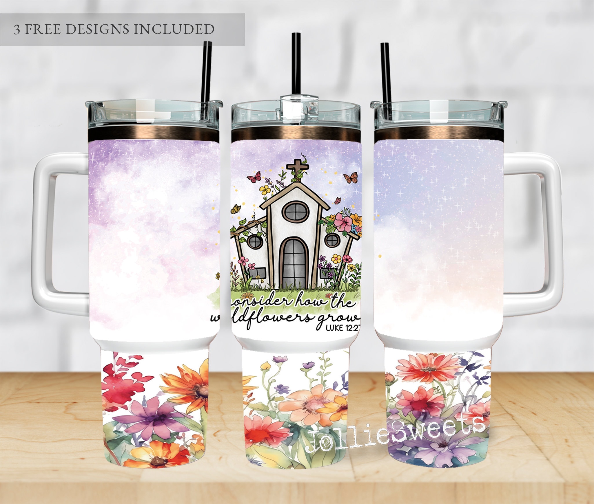 40oz Tumbler Wrap, PNG Tumbler DIGITAL, Sublimation Designs Download ...