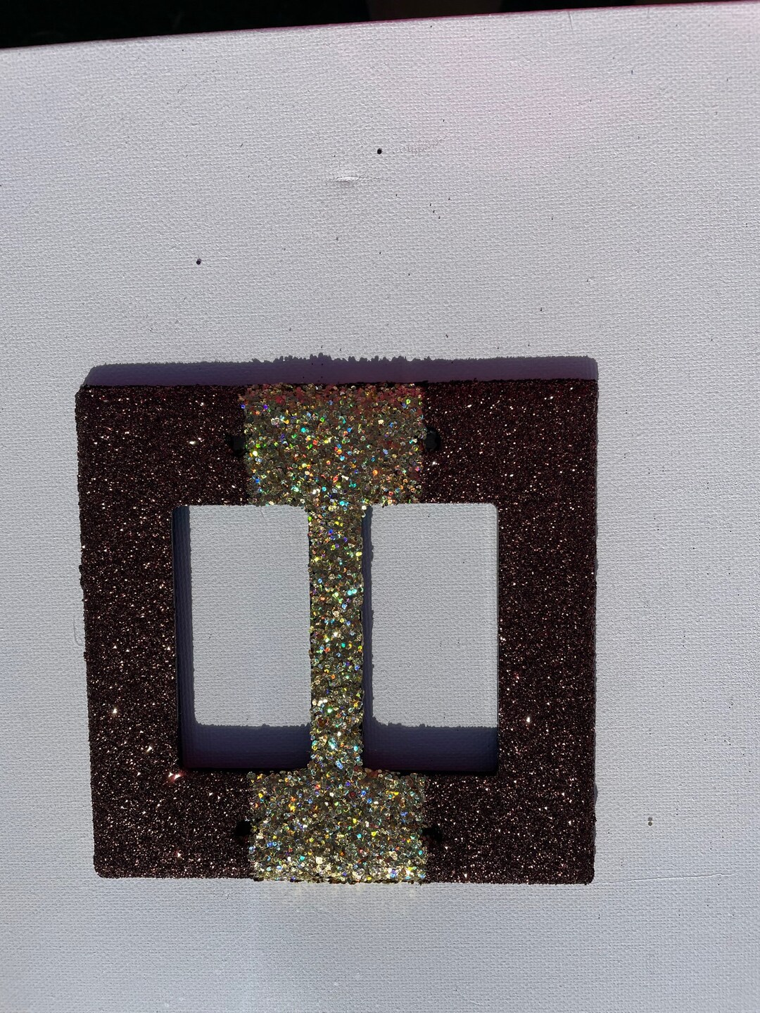 Bronze & Gold Glitter Bling Light Switch Plate Cover~glam Sparkle ...