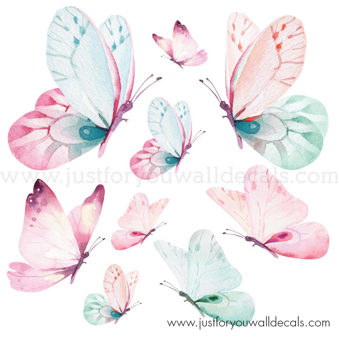 Butterfly Wall Decal, Butterfly Wall Decals, Butterfly Stickers ...