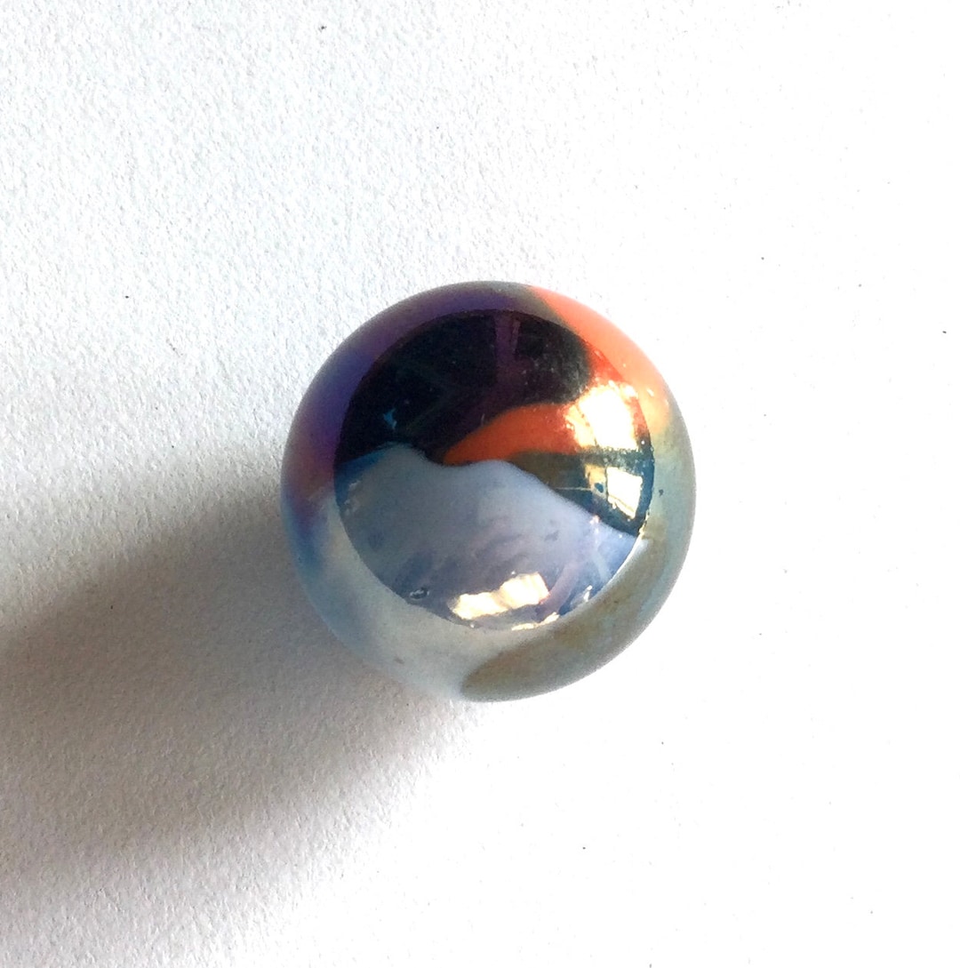Vintage Metallic Glass Shooter Marble, Collector’s Marble - Etsy