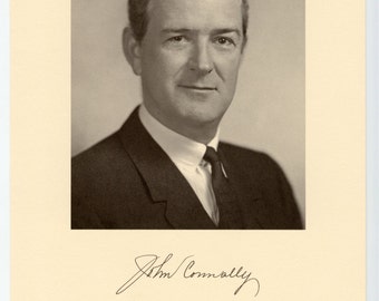 Governor Connally - Etsy