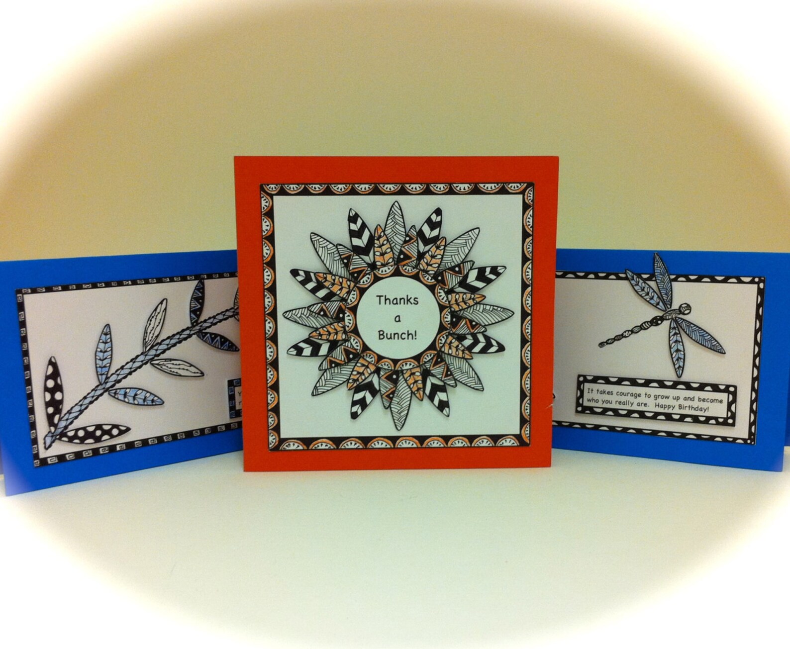 Dimensional Tangle Card Blanks (10 Patterns and 14 Video Tutorials) - Etsy