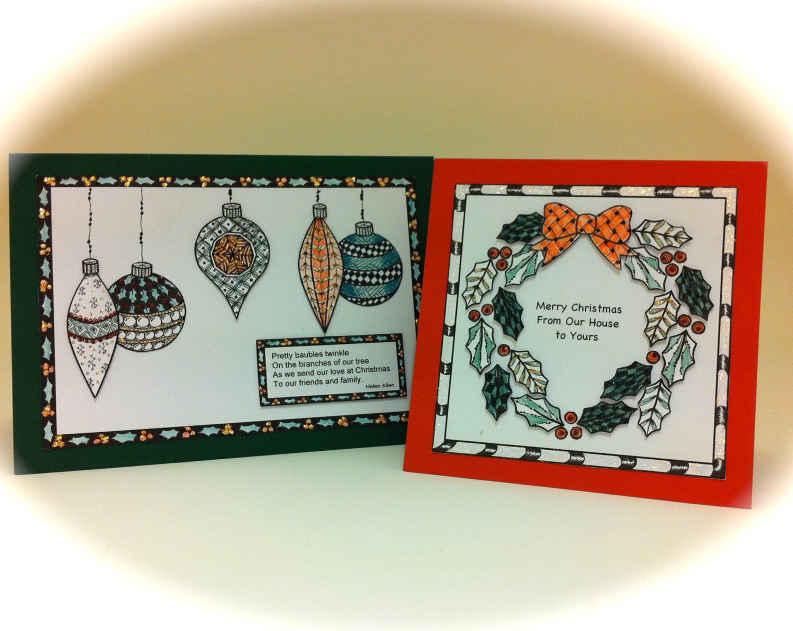 Dimensional Tangle Card Blanks (10 Patterns and 14 Video Tutorials) - Etsy