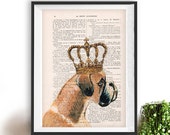 Boxer Poster Boxer Art Dog Artwork Boxer Art Print Gift - Etsy