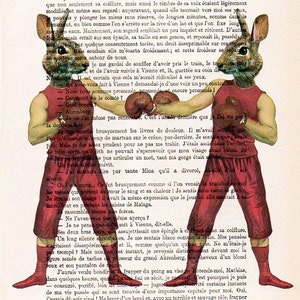 Vintage Rabbits Print- Rabbit Art Rabbit Illustration Rabbit Nursery ...