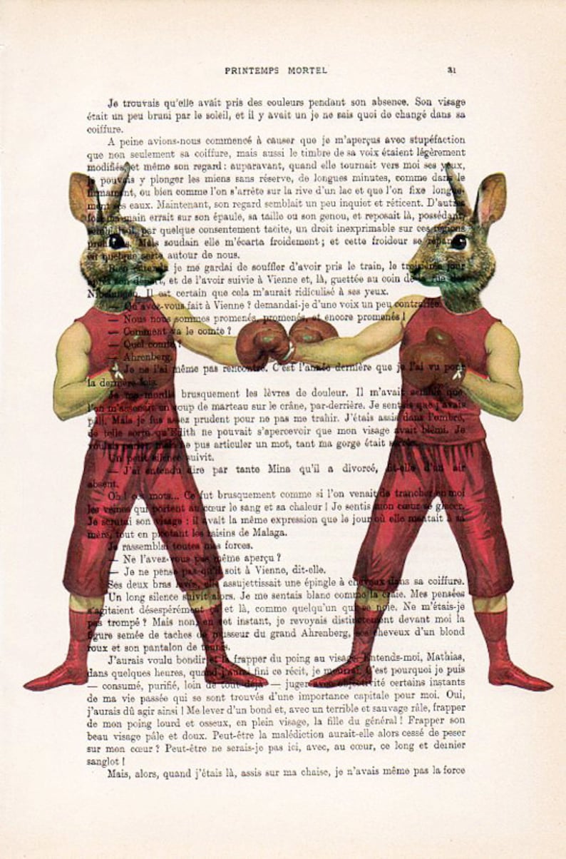 Vintage Rabbits Print Rabbit Art Rabbit Illustration Rabbit - Etsy