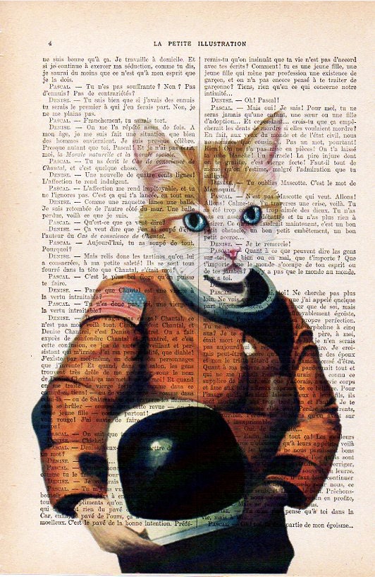 Cat astronaut Art Print Poster Space Cat space suit | Etsy