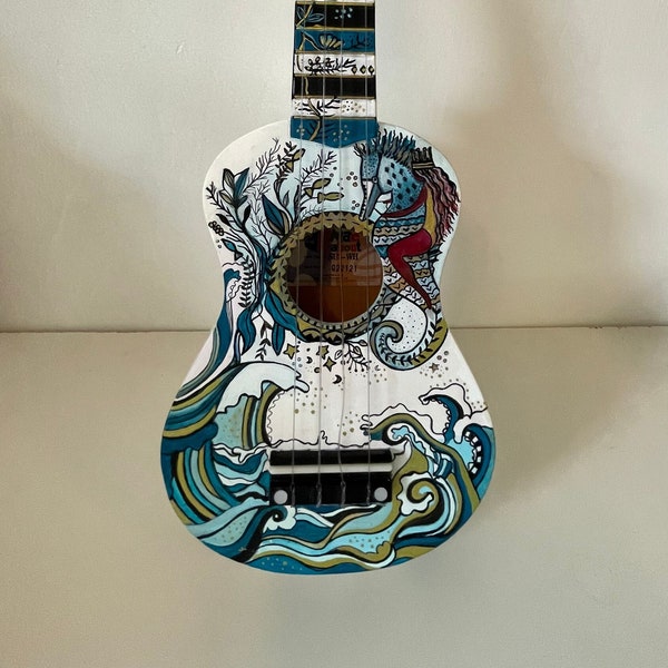Painted Ukulele - Etsy