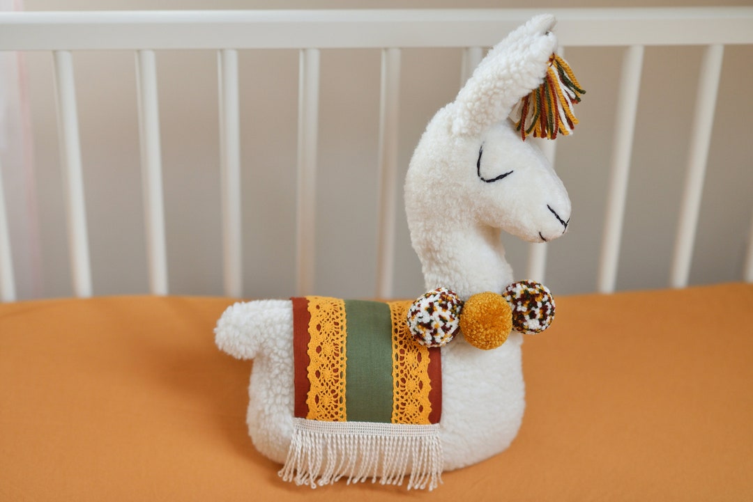 Llama Soft Toy, Llama Toy, Llama Nursery, Llama Nursery Decor, Boho ...