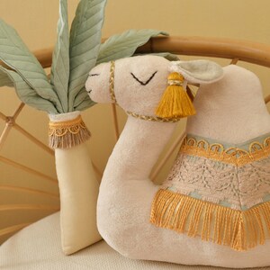 Set of 3 Decor Pillows, Palm Tree Pillow, Moon Decor Pillow, Boho Room ...