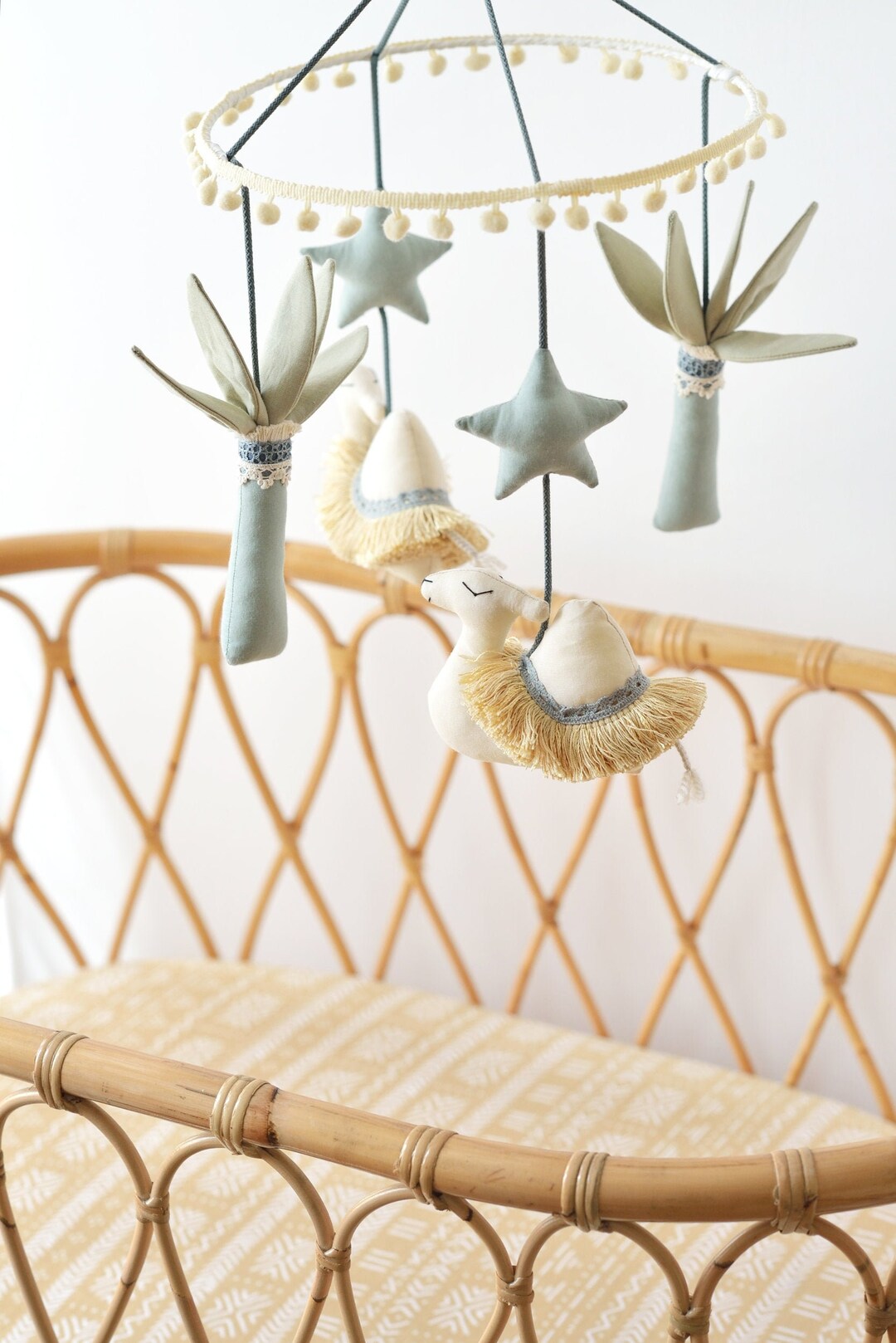 Desert Night Mobile, Camel & Palm Tree Nursery Mobile, Palm Tree, Camel ...