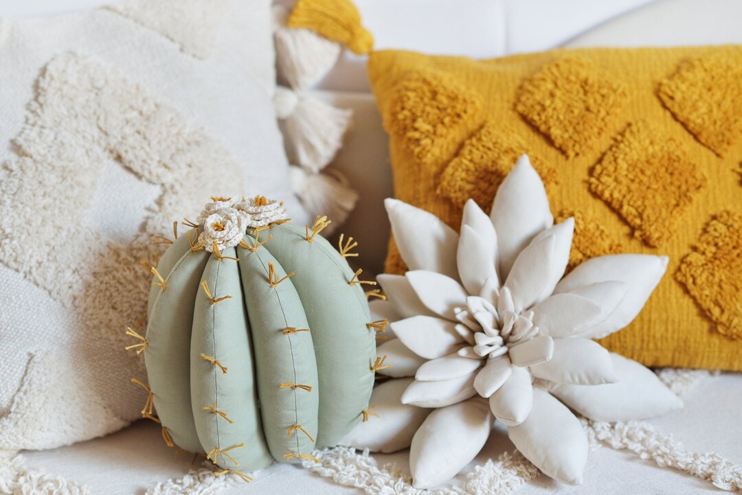 2 Cactus Pillow Set of 2 Cactus Pillows Cactus Nursery - Etsy