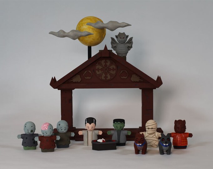 The First Halloween Nativity Set - Etsy