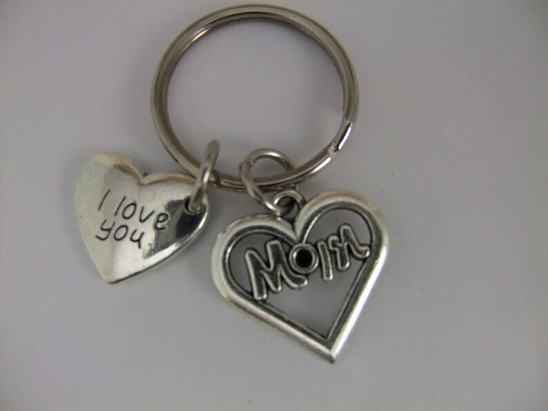 Mother's Day Keychain, Mom Birthday Keychain, I Love You Keychain for ...