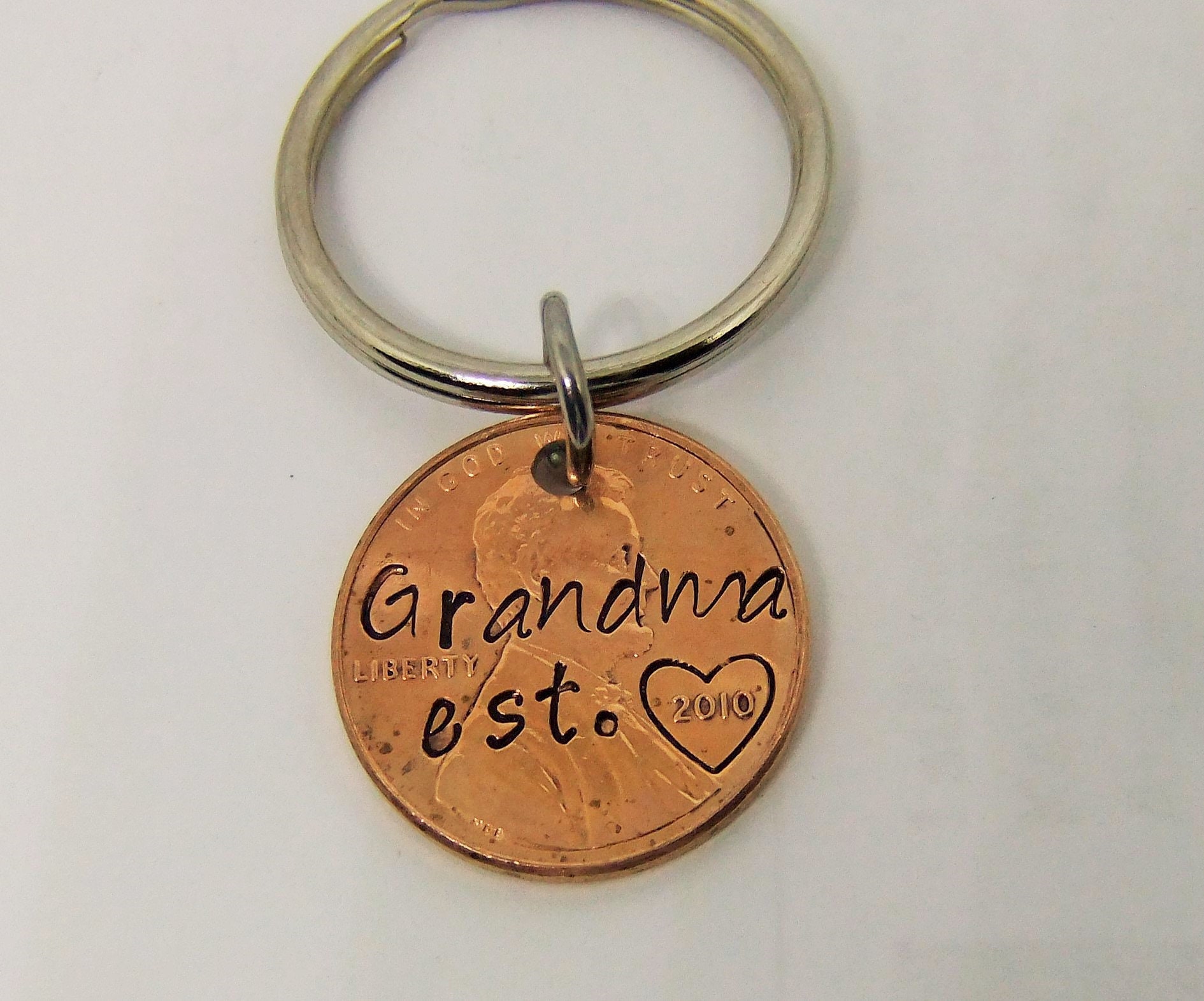 Penny Keychain Grandma Penny Keychain Grandma Keychain New | Etsy